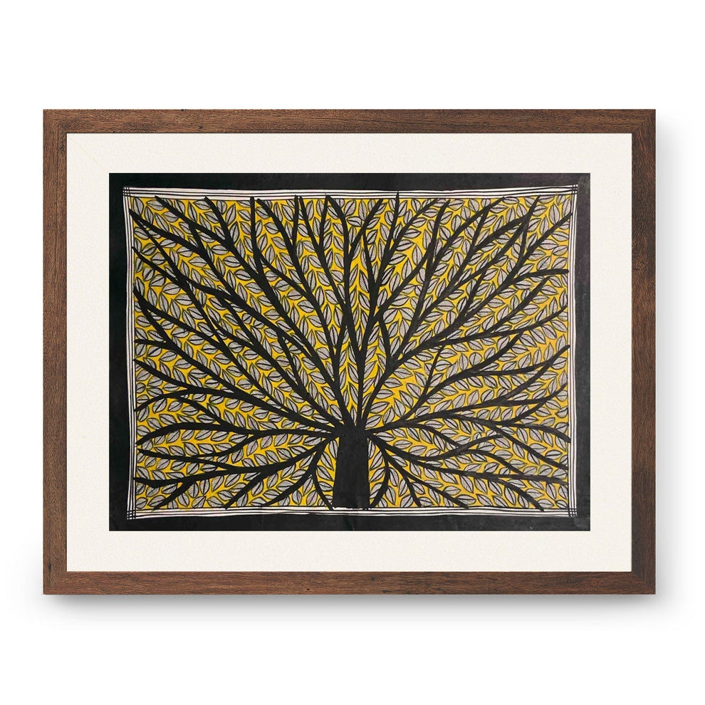 Life of Tree, Madhubani Art, Madhubani Painting – Art & Co